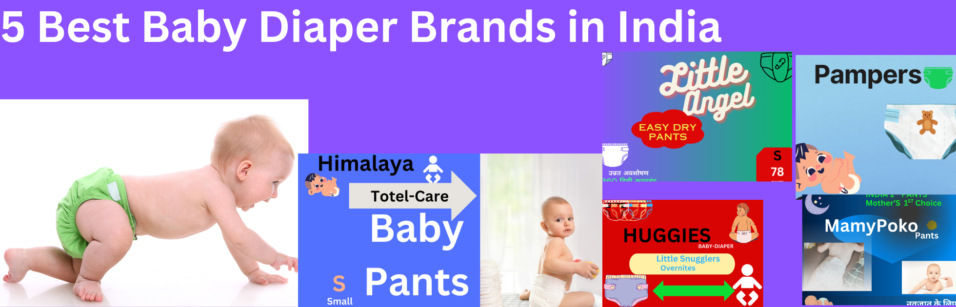 5 Best Baby Diaper Brands in India-2024